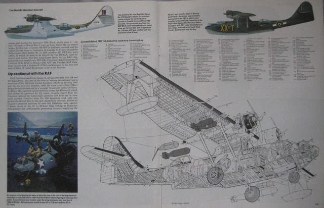 AIRCRAFT ORBIS MAGAZINE Issue 28 Consolidated PBY Catalina cutaway ...