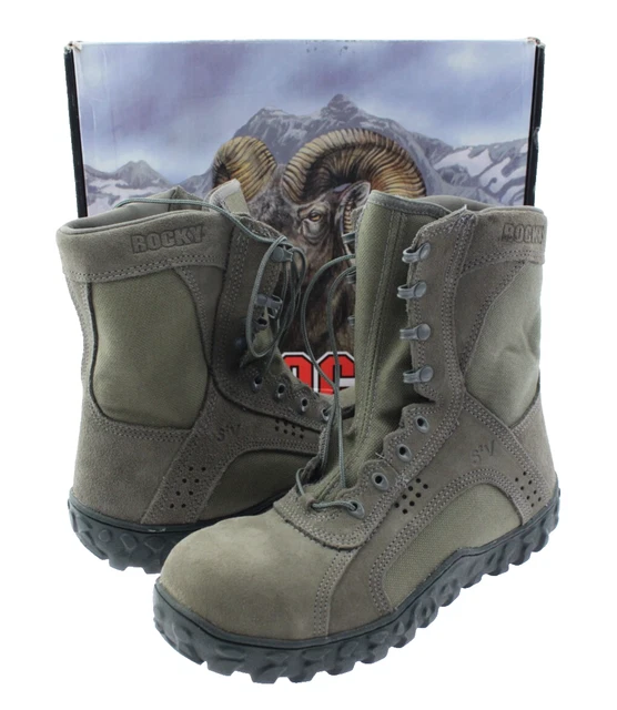 ROCKY S2V SPEC Ops Men Tactical Military Boot Green Composite Toe ...