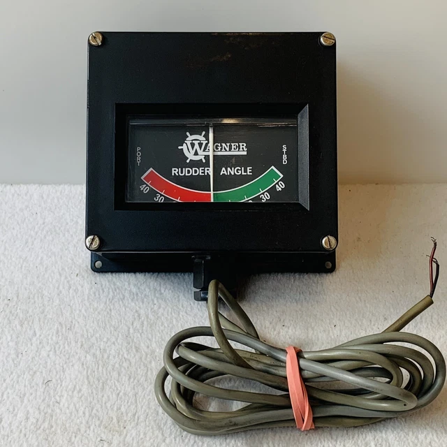 VINTAGE WAGNER RUDDER Angle Indicator Made In Japan $127.00 - PicClick CA