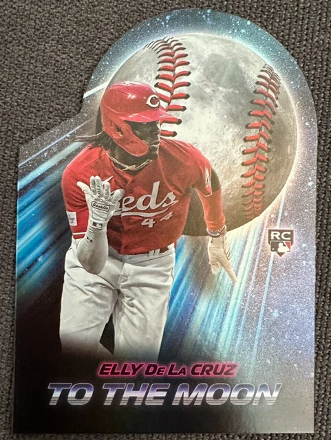 CARTA ROOKIE 2024 Topps Big League ELLY DE LA CRUZ To the Moon Die Cut EUR 5,61 - PicClick IT