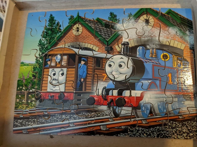 THOMAS THE TANK Engine Michael Stanfield 30 Piece Henry Puzzle Vintage ...