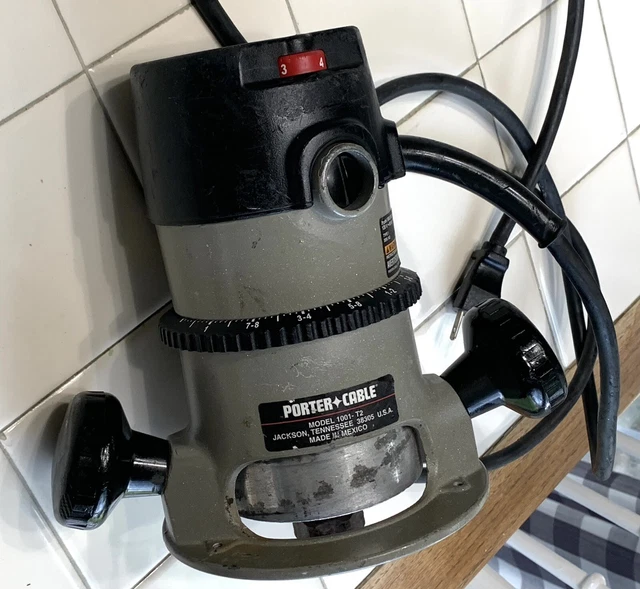 PORTER CABLE MODEL 690 LRVS HD Router Variable Speed 1001-T2 NO BOTTOM ...
