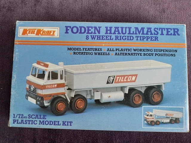 KEIL KRAFT FODEN Haulmaster 8 Wheel Rigid Tipper. 1/72 scale. Kit No ...