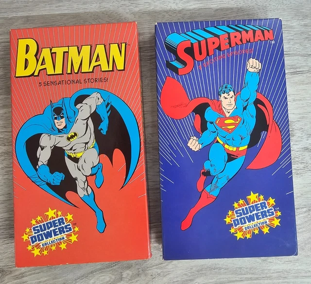 BATMAN & SUPERMAN Super Powers Collection VHS Vintage 1985 Super clean ...