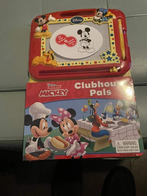 DISNEY MICKEY MOUSE Clubhouse Pals Magnetic Drawing Board and Book Set ...