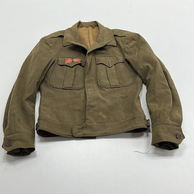 WW2 WWII GREEN Wool US Military Field Jacket Size 34 R £47.77 - PicClick UK