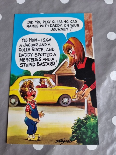 VINTAGE SAUCY SEASIDE Comic Postcard BAMFORTH BLACK TRIANGLE NO 972 By ...