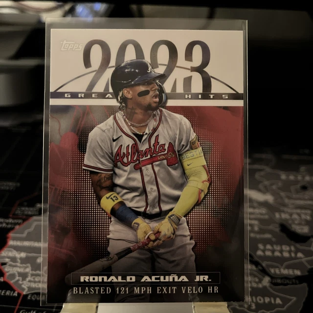 2024 TOPPS SERIES 1 Ronald Acuna Jr 2023 Greatest Hits 23GH-8 EUR 2,22 ...