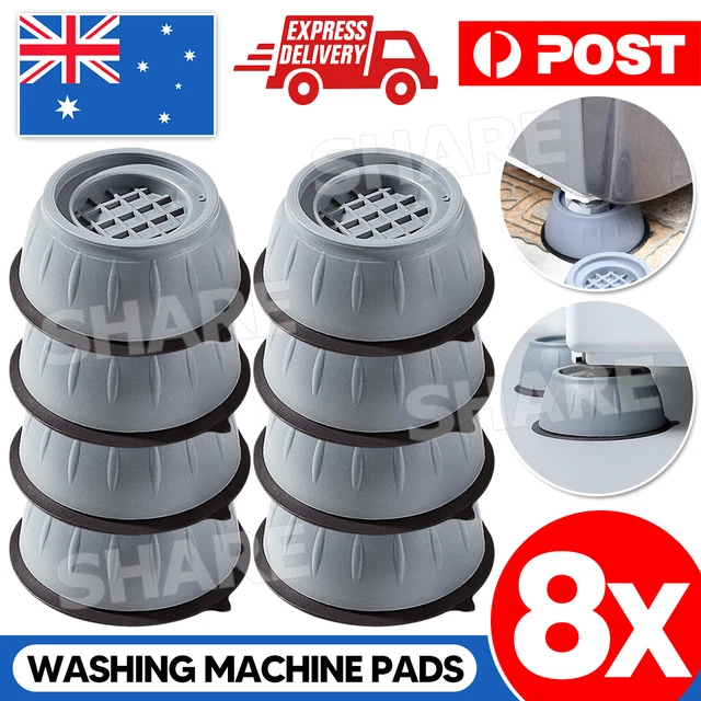 8X WASHING MACHINE Support Pads Anti Vibration Leg Stopper Foot Pad ...