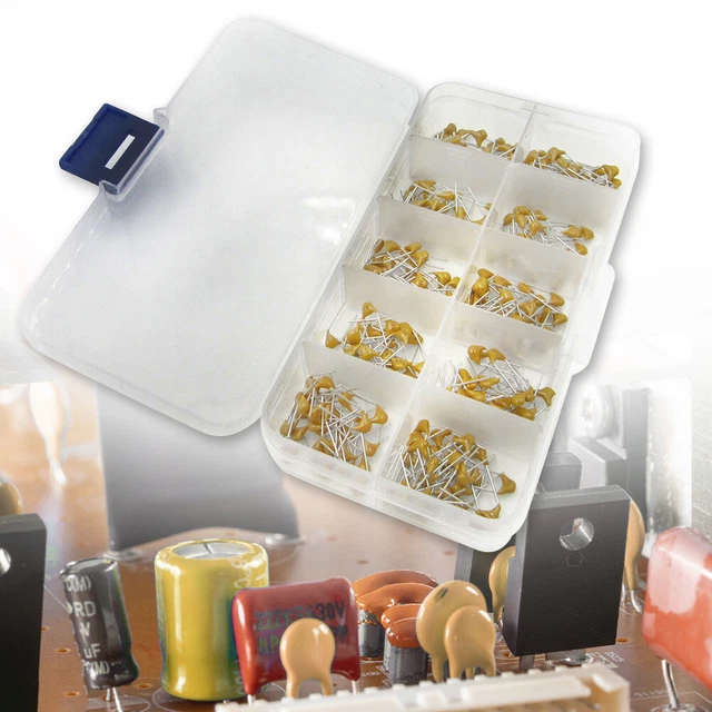 300PCS CAPACITORS 50V Monolithic Ceramic Capacitor Kit for Electronic ...