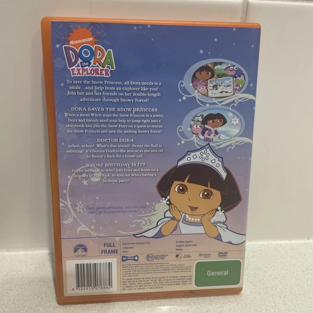 DORA THE EXPLORER- Dora Saves The Snow Princess DVD Nickelodeon Region ...