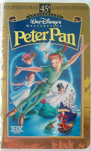 PETER PAN (VHS, 1998, 45th Anniversary Limited Edition, Clamshell) £18. ...