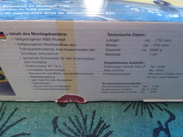 ROBBE RC-BOOT PAULA III mit vielen Extras EUR 220,00 - PicClick DE