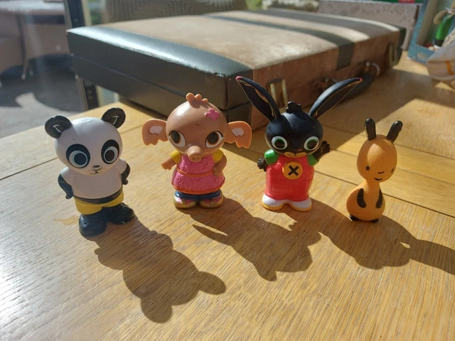 CBEEBIES BING & Flop Bunny , Sula Elephant , Pando Panda Figures 3” x 4 ...