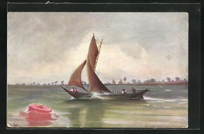 CARTOLINA ARTISTA CHRISTOPHER Rave: galleria marina, mappa n. 264 ...