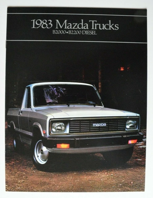 1983 MAZDA B2000 Trucks Dealer Brochure - English - Canada $15.00 ...