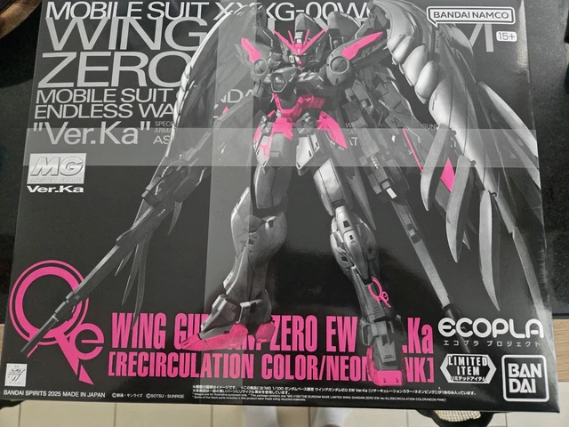 MG 1/100 WING Gundam Zero EW Ver.Ka Recirculation Color Neon Pink Model ...