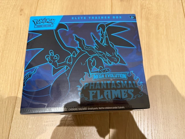POKÉMON TCG MEGA Evolution Phantasmal Flames Elite Trainer Box £59.87 ...