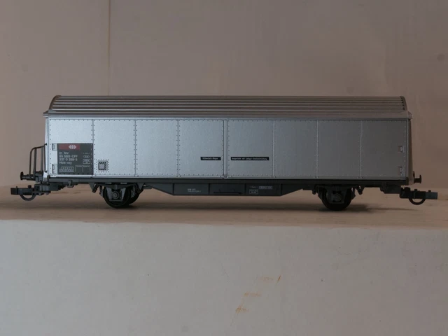 ROCO 'HO' SCALE 46171 SBB sliding wall freight wagon SBB-CFF silver-grey;unboxed EUR 13,99 ...