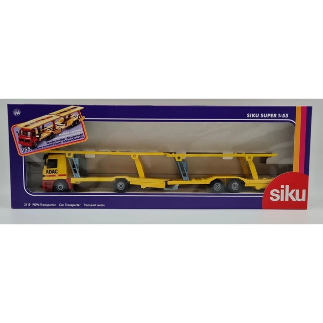 SIKU 3419 ADAC PKW Transporter, LKW Mercedes-Benz Actros M 2631, M 1:55 ...