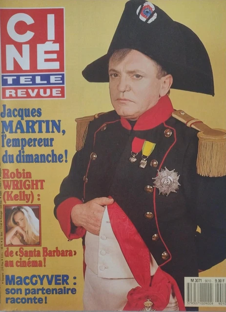 CINE REVUE / Jacques Martin-Robin Wright-Mac Gyver-Paul Newman -Richard ...