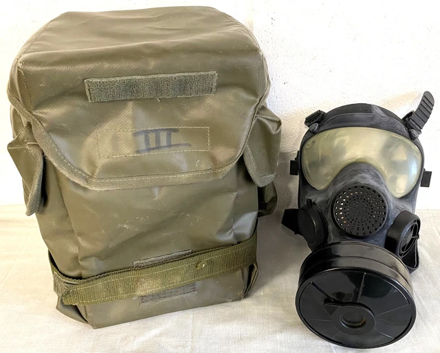 FRENCH MILITARY ISSUE ARF-A Combat Respirator Gas Mask, Size 4 £39.95 ...