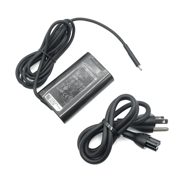 GENUINE DELL AC Power Adapter for Dell XPS 13 9360 9365 9370 9380 ...
