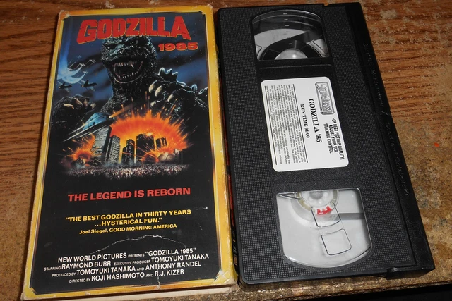 GODZILLA 1985 VHS/HORROR/SCI-FI/RAYMOND Burr/Rare! £9.53 - PicClick UK