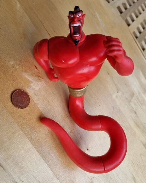 DISNEY ALADDIN EVIL Genie Jafar 5" Action Figure With Battle Action ...