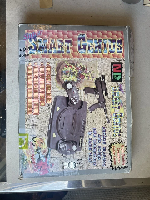 RARE CONSOLE VINTAGE avec Jeux Extra SuperSmart Genius BS-2000AS EUR 19 ...