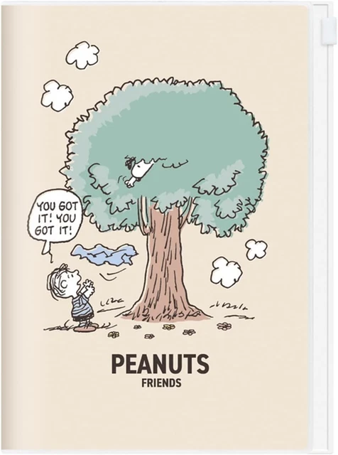PEANUTS FRIENDS SNOOPY 2025 Monthly Weekly Schedule Planner Notebook B6 Camio £32.86 - PicClick UK