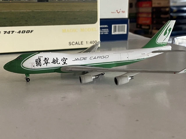 MAGIC MODELS JADE Cargo Boeing 747-400F 1:400 B-2439 comme Gemini Jets ...