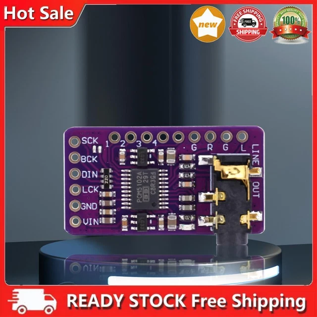 INTERFACE I2S PCM5102A DAC Decoder GY-PCM5102 I2S Player Module for ...
