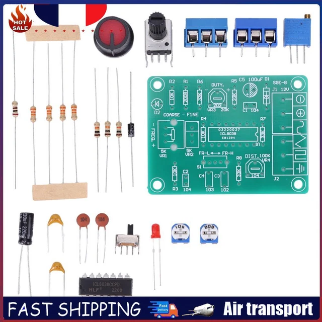 ICL8038 FUNCTION SIGNAL Generator PCB Board Multi Channel Sine Triangle ...