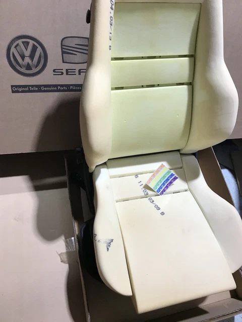 VW GOLF MK3 GTI VR6 Vento Polo RECARO Front Seat Back Padding NOS ...