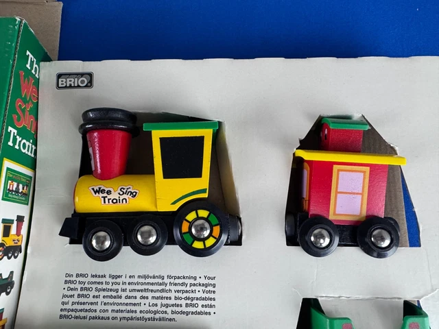BRIO WEE SING TRAIN SET #33428 (1995) / Brio Railway Original Box RARE ...