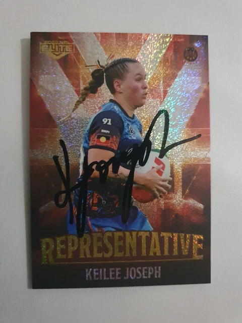 2025 NRL ELITE Signed Representatives Keilee Joseph Brisbane Broncos ...