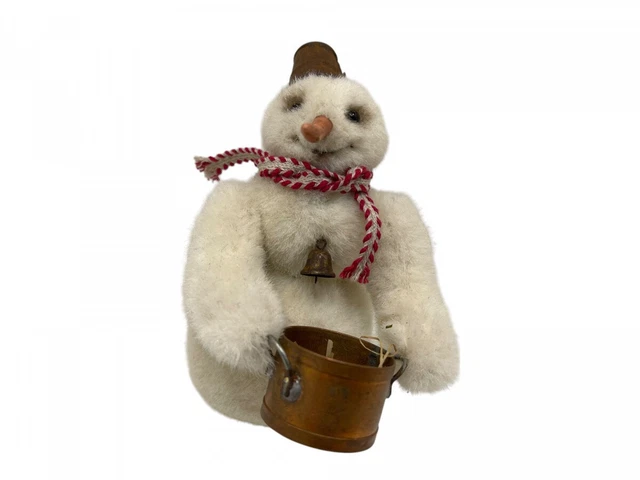 PELUCHE D'ARTISTE SNOWMAN 12 cm. - Excellent état. EUR 209,08 - PicClick FR