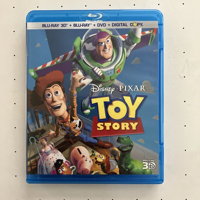 TOY STORY DVD 2011 (Blu-ray 3D & 2D/DVD, 4-Disc Set) Complete $7.91 ...