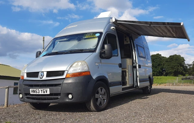 RENAULT MASTER CAMPER van motorhome race van off grid £0.99 - PicClick UK