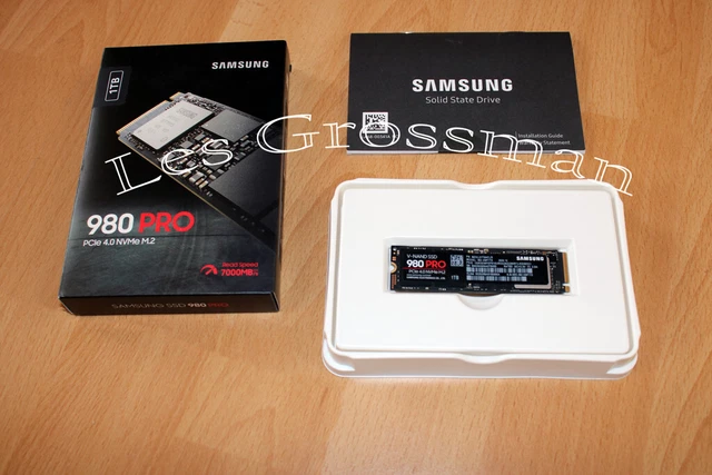 SAMSUNG 980 PRO NVMe M.2 SSD 1TB PCIe 4.0x4 NVMe Hard Drive Hard Disk ...