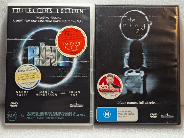 THE RING & The Ring 2 DVD Reg 2,4 PAL PreOwned Naomi Watts Martin ...