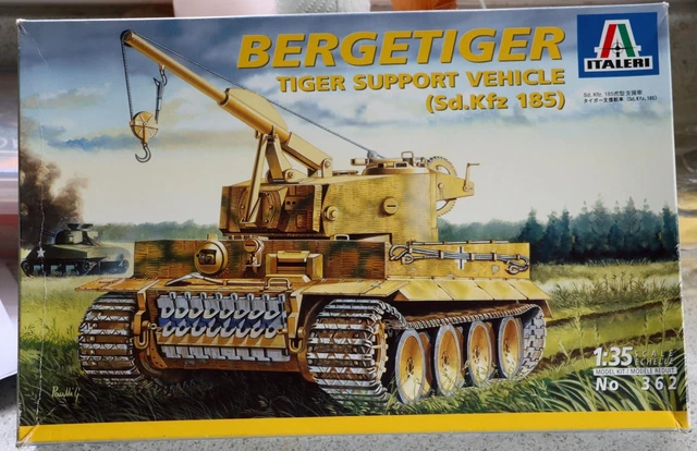 BERGTIGER SD.KFZ 185 Tiger Support Vehicle 1/35th scale by Italeri £21. ...