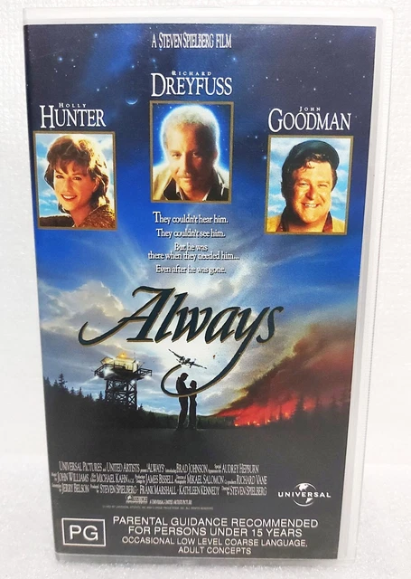 ALWAYS RICHARD DREYFUSS Holly Hunter John Goodman DRAMA VHS MOVIE 1989 ...