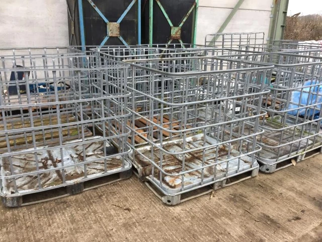BEST VALUE IBC Cage IBC Metal Cage IBC Crate Cubic metre cage metal ...
