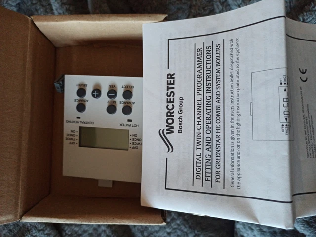 WORCESTER TWIN CHANNEL Plug In Programmer Timer 7716192032 £53.00 ...