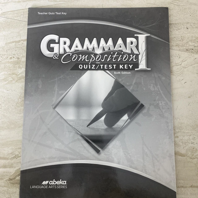 ABEKA - GRAMMAR and Composition I Quiz and Test Key 7th Grade £9.43 ...