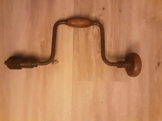 ALTER HANDBOHRER, KURBELBOHRER, Handkurbel,alte Hand-bohr Maschine, EUR ...