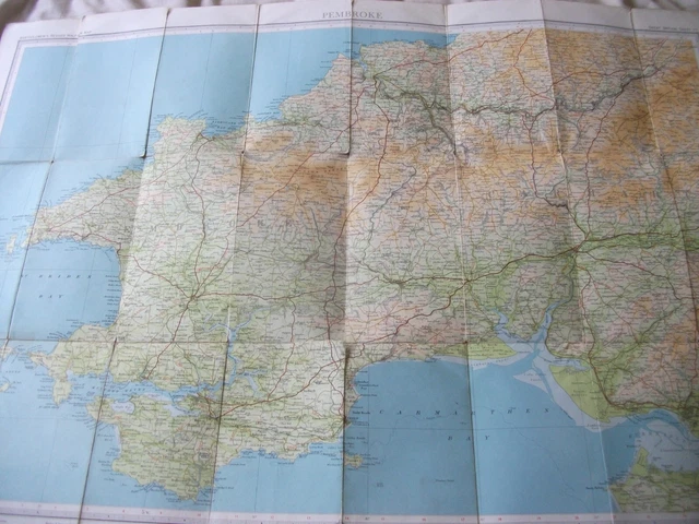 MAP – BARTHOLOMEWS Revised Half-Inch Contoured Map Pembroke (Old) $3.83 ...