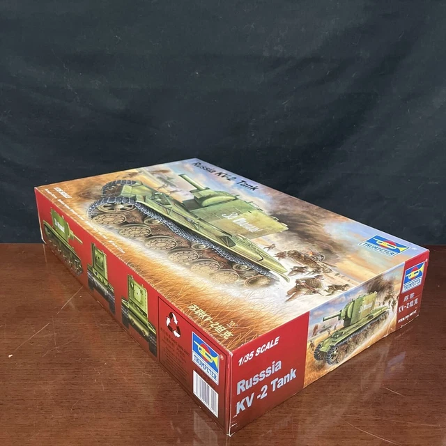 TRUMPETER 1/35 SOVIET Heavy Tank KV-2 TRUMPETER 00312 EUR 112,18 ...